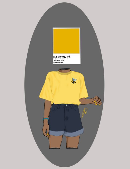 Pantone Bumblebee - Trash Studios - Digital Art & AI, Abstract ...