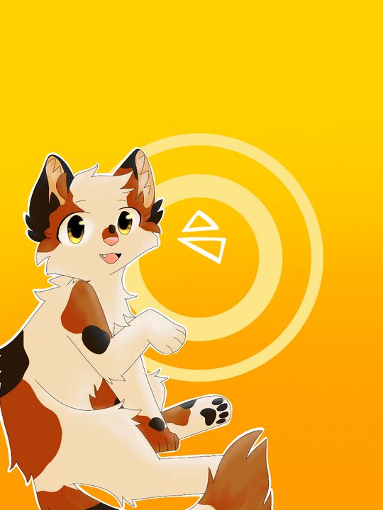 Calico Cat Fan Art New OC From An Unforgettable Roleplay In A Game