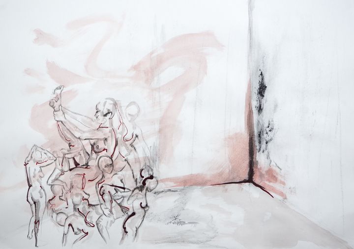 What's Her Worth? - Kat Foundling - Paintings & Prints, Abstract ...