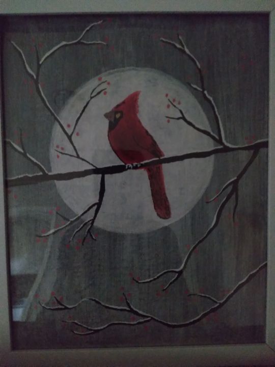 CHRISTMAS CARDINAL - The Terri Experience Art Gallery - Paintings ...