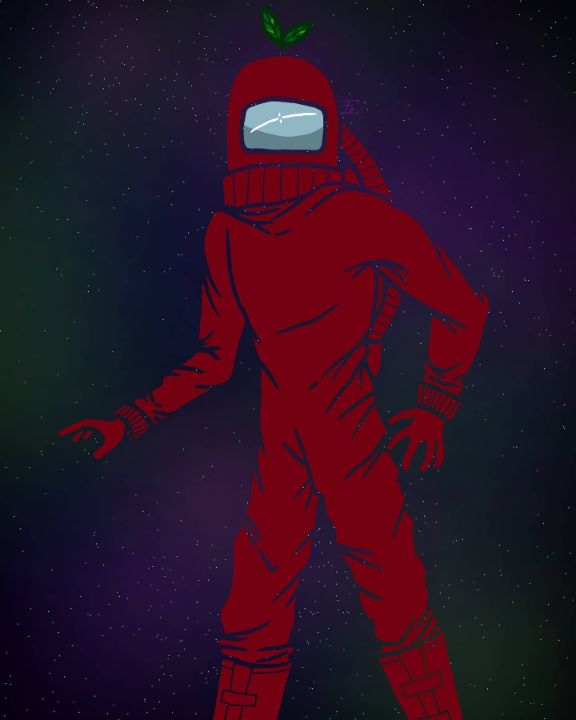 Spaceman Red - TerrorTortoise - Digital Art & AI, Entertainment, Other ...