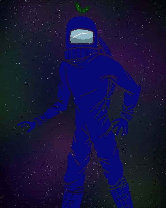 Spaceman Blue - TerrorTortoise - Digital Art & AI, Entertainment, Other ...