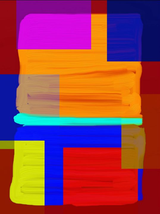 Abstract No 51 - Chad Paschke - Digital Art & AI, Abstract, Geometric ...
