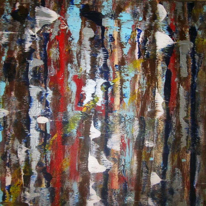 Stripe of Colors - Peter Abstract Modern Art - Paintings & Prints ...