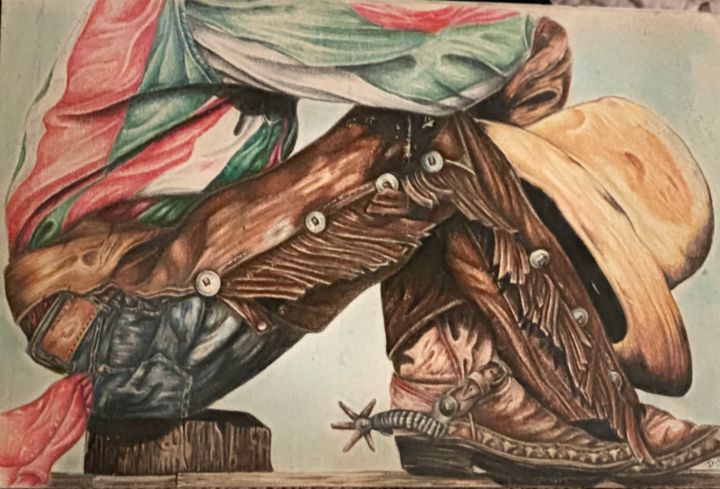 Cowboy - D&V’s Tattoo Parlor and Social Club - Paintings & Prints ...