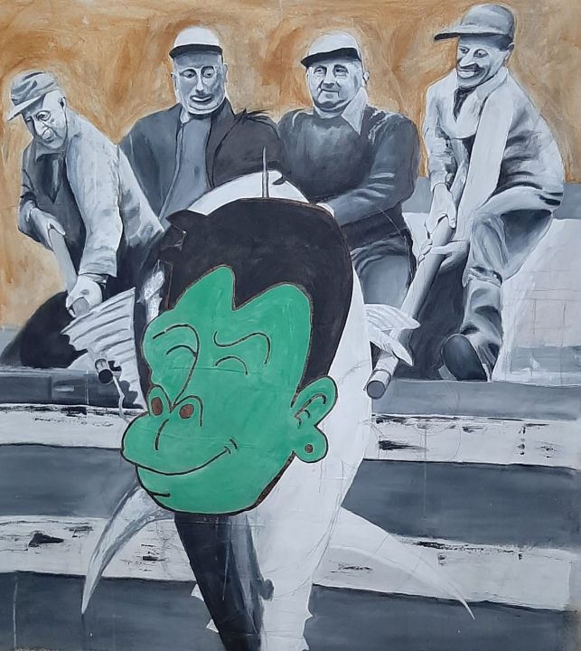 "Interrelatedness" - BANANO - Paintings & Prints, People & Figures ...