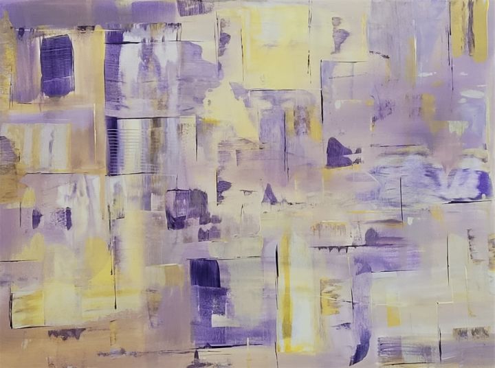 Viola Tricolor - Sherri L. Desjardins - Paintings & Prints, Abstract ...