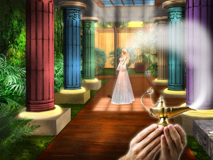 I Dream of Genie - Gary Greer - Digital Art & AI, Fantasy & Mythology ...