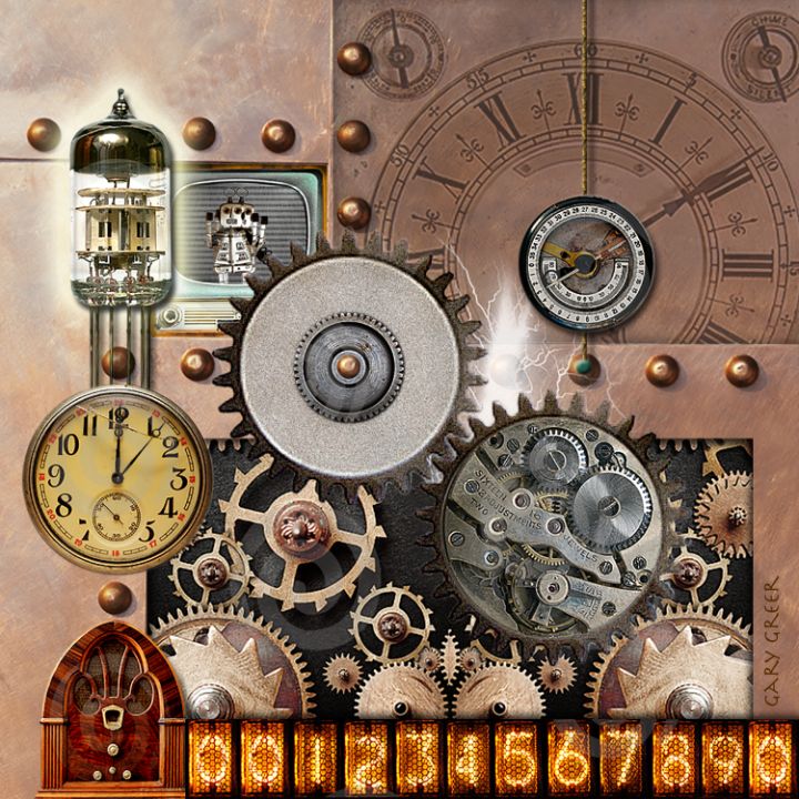 Gearing Up in Time - Gary Greer - Digital Art & AI, Science ...