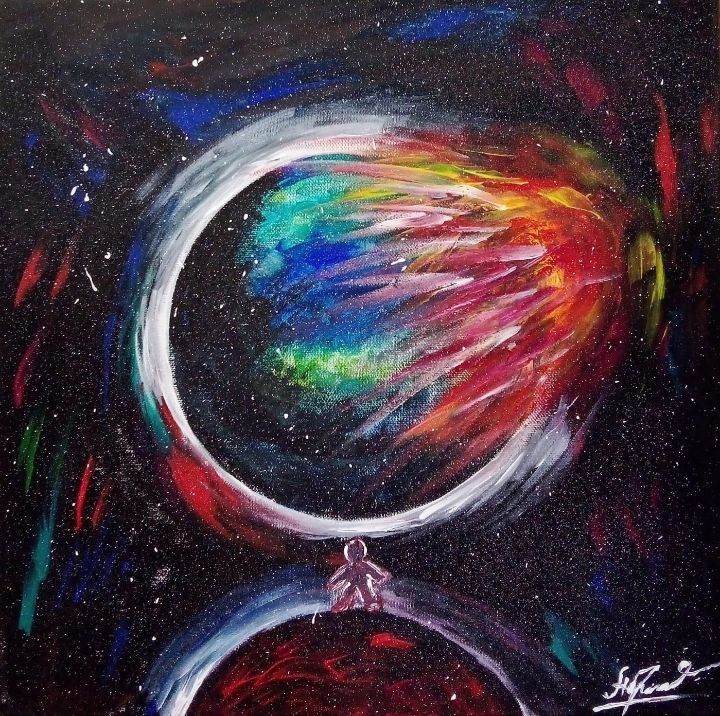 Kosmos - Yelyzaveta Art - Paintings & Prints, Astronomy & Space, Other ...