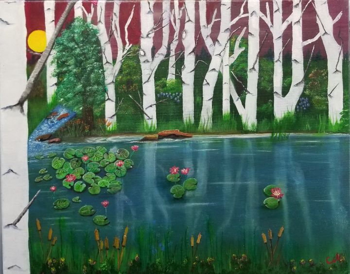 Red Summer - Cole - Paintings & Prints, Landscapes & Nature, Other ...