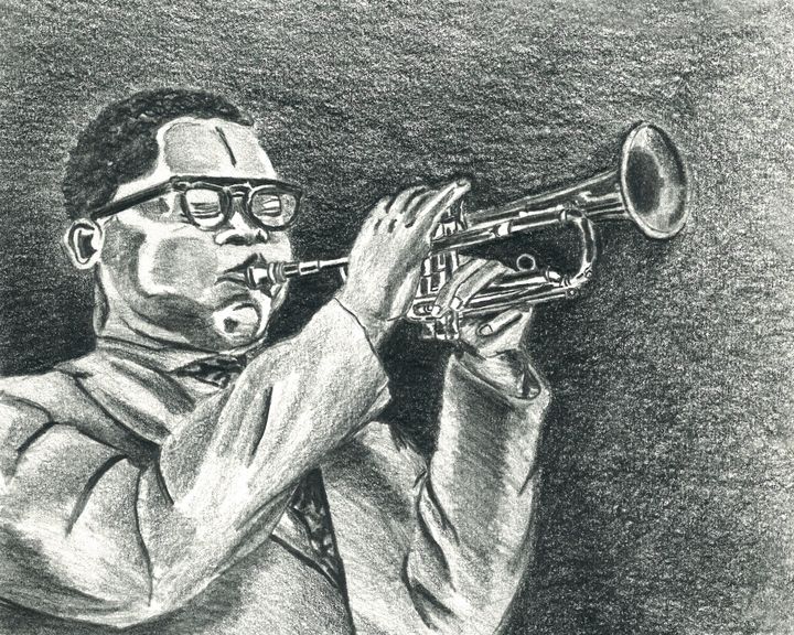 Study of Dizzy Gillespie - J E Magno Art - Drawings & Illustration ...