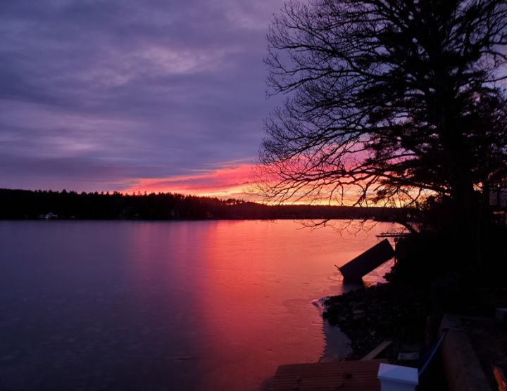 Spectacular January Sunset - P J Holt Photography - Photography ...