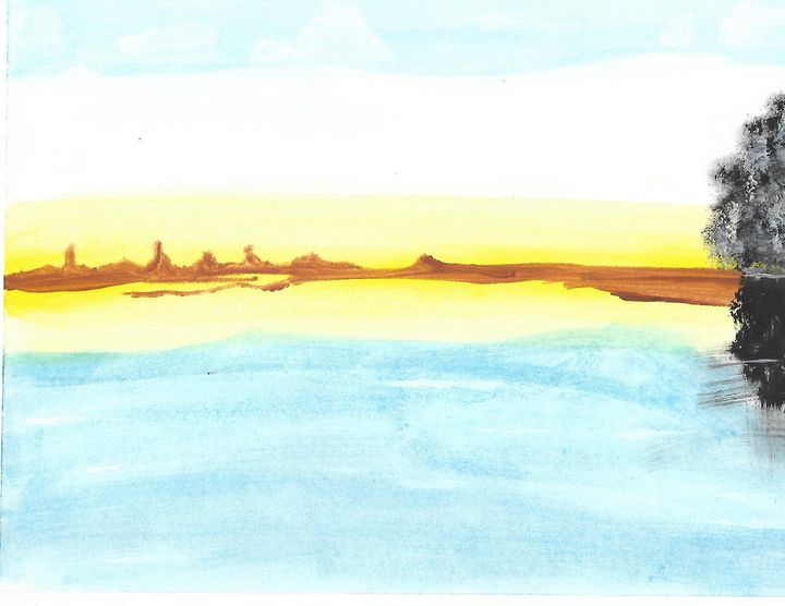 someplace warm - Yeeba Art - Paintings & Prints, Landscapes & Nature ...