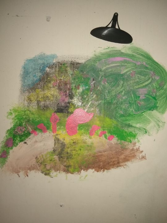 Trippy landscape - Nat - Paintings & Prints, Abstract, Landscape - ArtPal