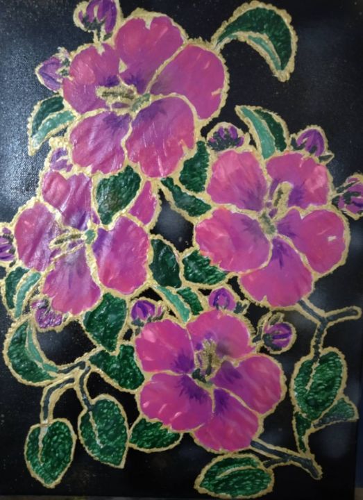 Violets - Loanna Art - Paintings & Prints, Flowers, Plants, & Trees ...