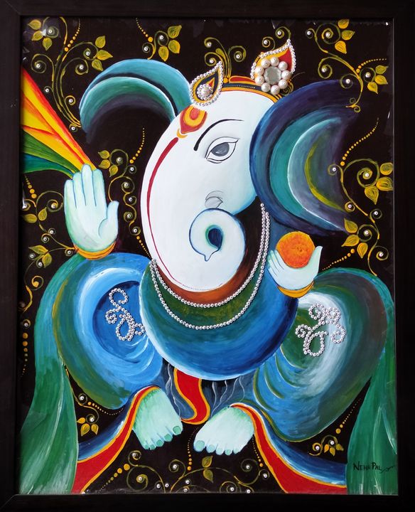 Lord Shri Ganesha - Neha Art Gallery - Paintings & Prints, Ethnic ...