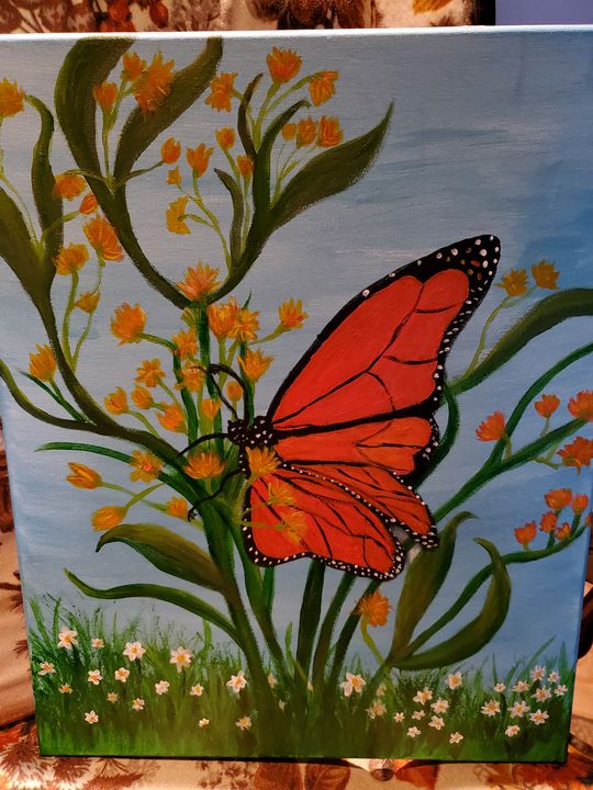 Monarch Butterfly - Rough Around the Edges Art - Paintings & Prints ...