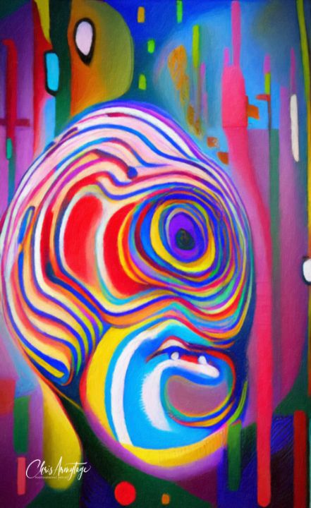 Screaming Too - ChrisArmytage - Paintings & Prints, Abstract ...