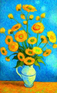 Sunflowers 9 - ChrisArmytage - Paintings & Prints, Flowers, Plants ...