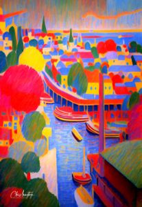 Shades of Seurat III - ChrisArmytage - Paintings & Prints, Abstract ...