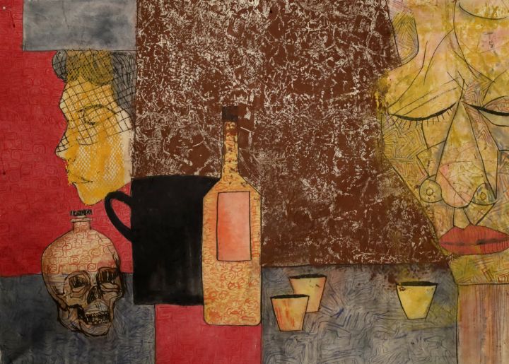 story of two people - ArtBinh - Paintings & Prints, Abstract, Other ...