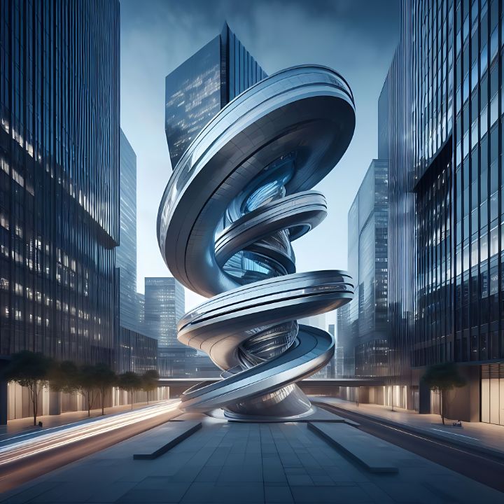 Twisted_01 - Visual Art Now - Digital Art & AI, Abstract, Irregular ...