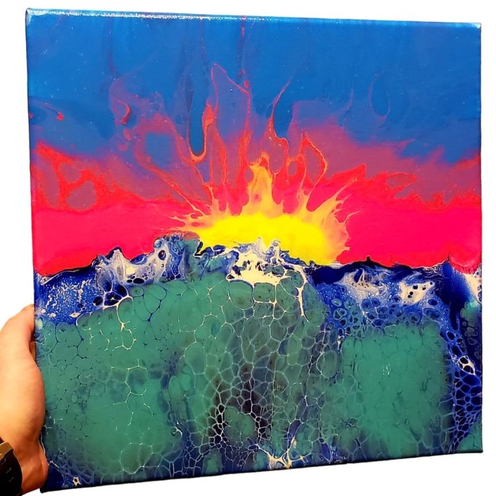 Dreaming of an Ocean Sunset - Imperfect Art_ll - Paintings & Prints ...