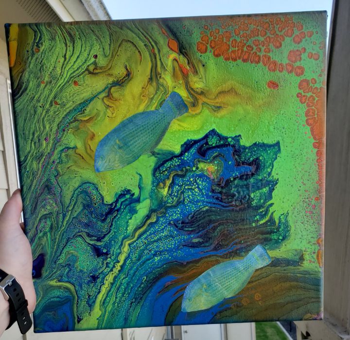 Here fishy, fishy - Imperfect Art_ll - Paintings & Prints, Animals ... Here fishy, fishy - Imperfect Art_ll - Paintings & Prints, Animals ...