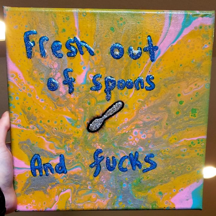 Out of spoons - Imperfect Art_ll - Paintings & Prints, Humor & Satire ...