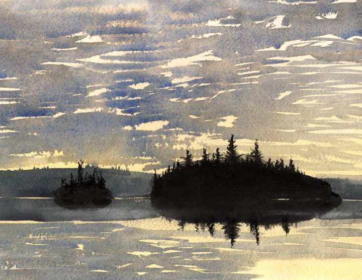 Islands Sunrise - Jon Carmichael Art - Paintings & Prints, Landscapes ...