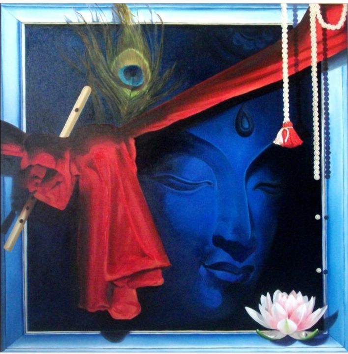 Krishna art - PIKU art gallery Artist Rishi - Digital Art, Still Life ...