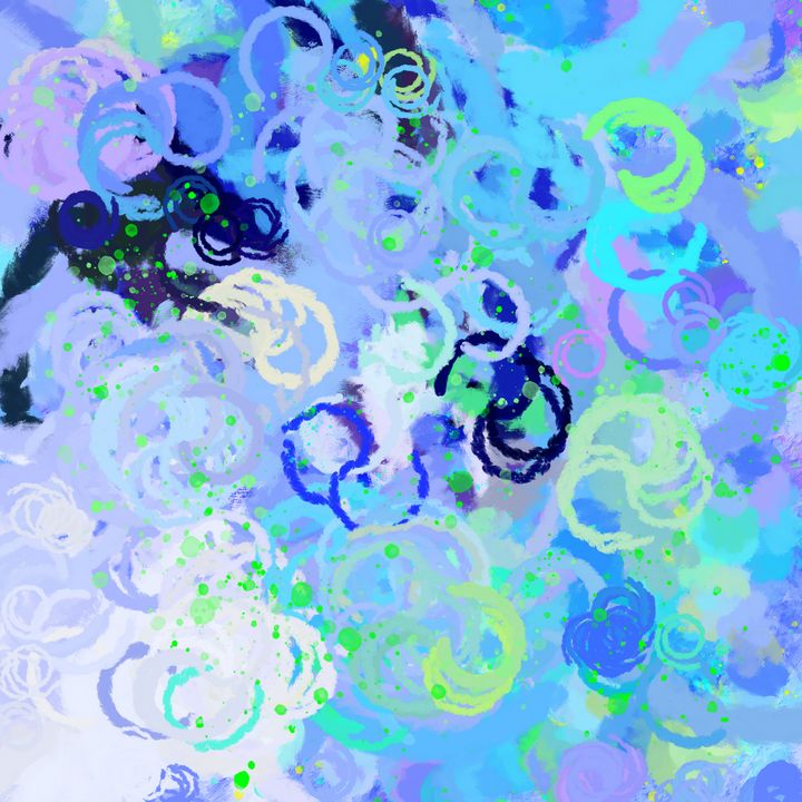 Colorful vibes 2 - Alexandra Arts - Paintings & Prints, Abstract, Color ...