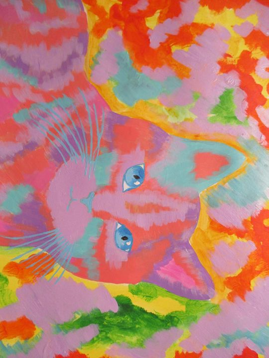 A cat named Pat - Alexandra Arts - Paintings & Prints, Animals, Birds ...