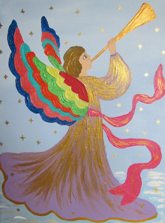 Song of an angel - Alexandra Arts - Paintings & Prints, Fantasy ...