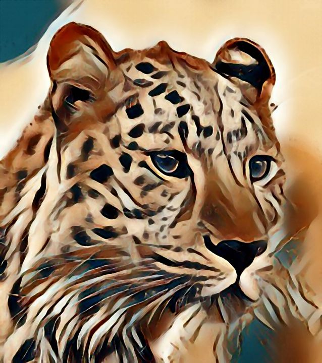 Leopard Beauty 1. - Alexandra Arts - Paintings & Prints, Animals, Birds ...