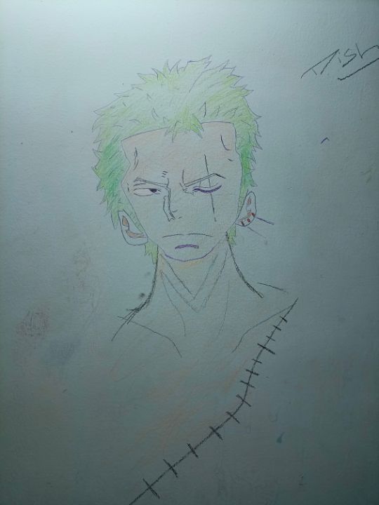 Zoro, One piece - Suleman Hoque - Paintings & Prints, People & Figures ...
