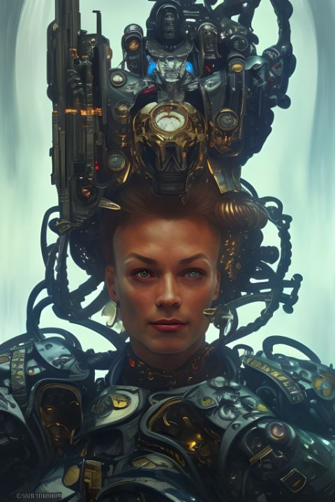 Science fiction cyborg art - Dean Lincoln Hargrove - Digital Art ...