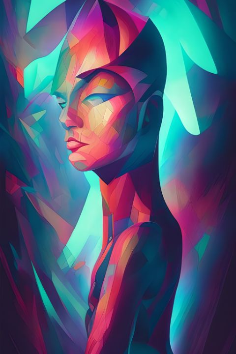Cubism, modern ,abstract - Dean Lincoln Hargrove - Digital Art ...