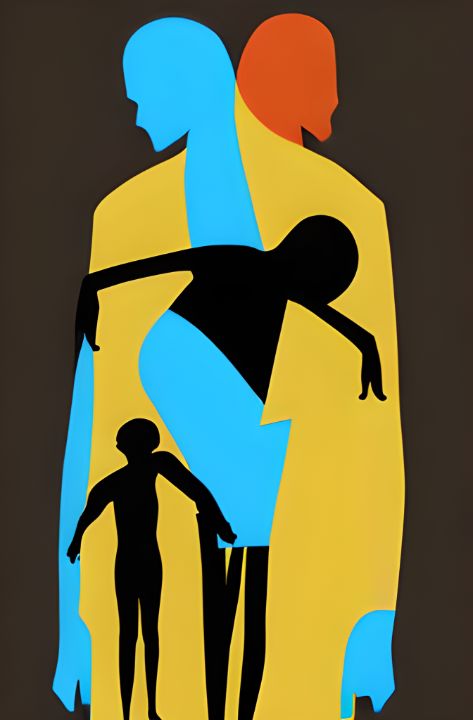 Ludid neon silhouette art - Dean Lincoln Hargrove - Digital Art & AI ...