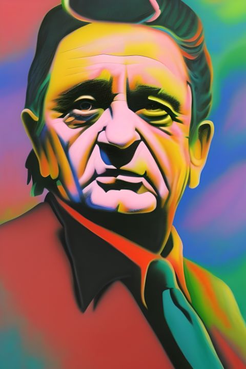 Fan art of Johnny Cash - Dean Lincoln Hargrove - Digital Art & AI ...