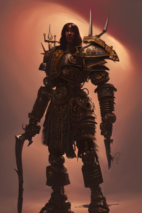 Barbarian cyborg - Dean Lincoln Hargrove - Digital Art & AI, Fantasy ...