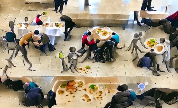 Humanity at Lunch - LadyV68 Art Gallery - Digital Art, Fantasy ...