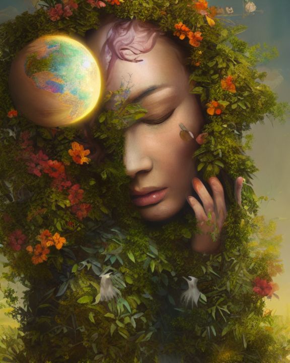 Mother Earthy - LadyV68 Art Gallery - Digital Art, People & Figures ...