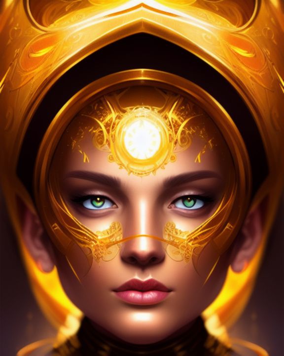 Sun Child - LadyV68 Art Gallery - Digital Art & AI, Fantasy & Mythology ...