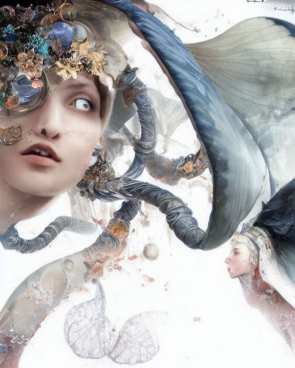 Side Eye Beauty - LadyV68 Art Gallery - Digital Art & AI, Abstract ...