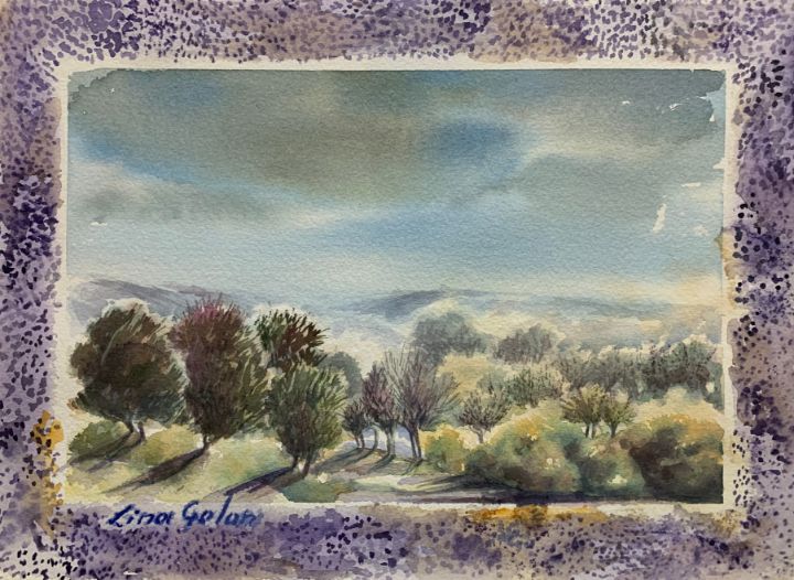 Landscape - Art Studio- Lina Golan - Paintings & Prints, Landscapes ...
