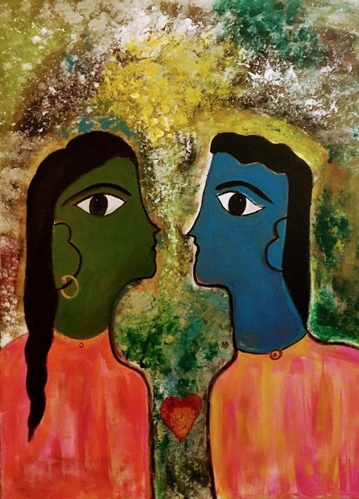 Soul talks - Artist Choice - Paintings & Prints, Abstract, Figurative ...