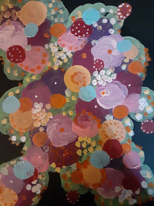 Flower Power - Creative Art by Diana - Paintings & Prints, Abstract ...