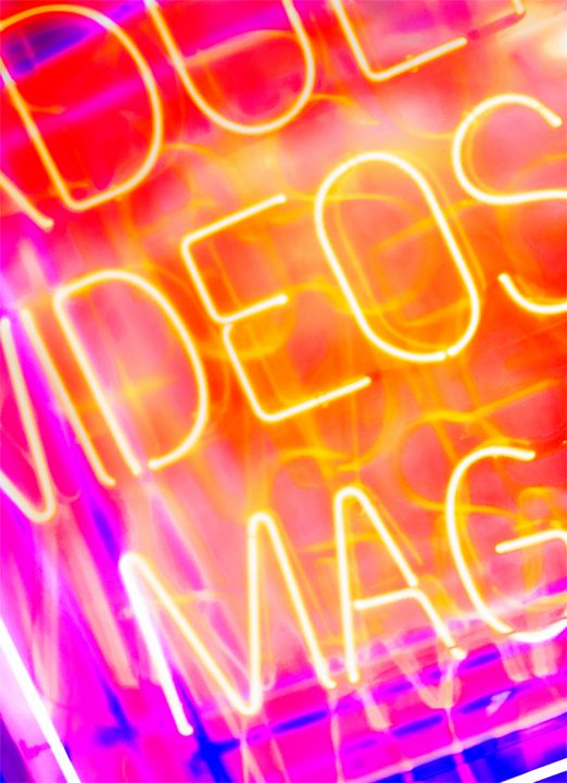 Video store abstract (neon) - Alex Strange Collection - Photography ...